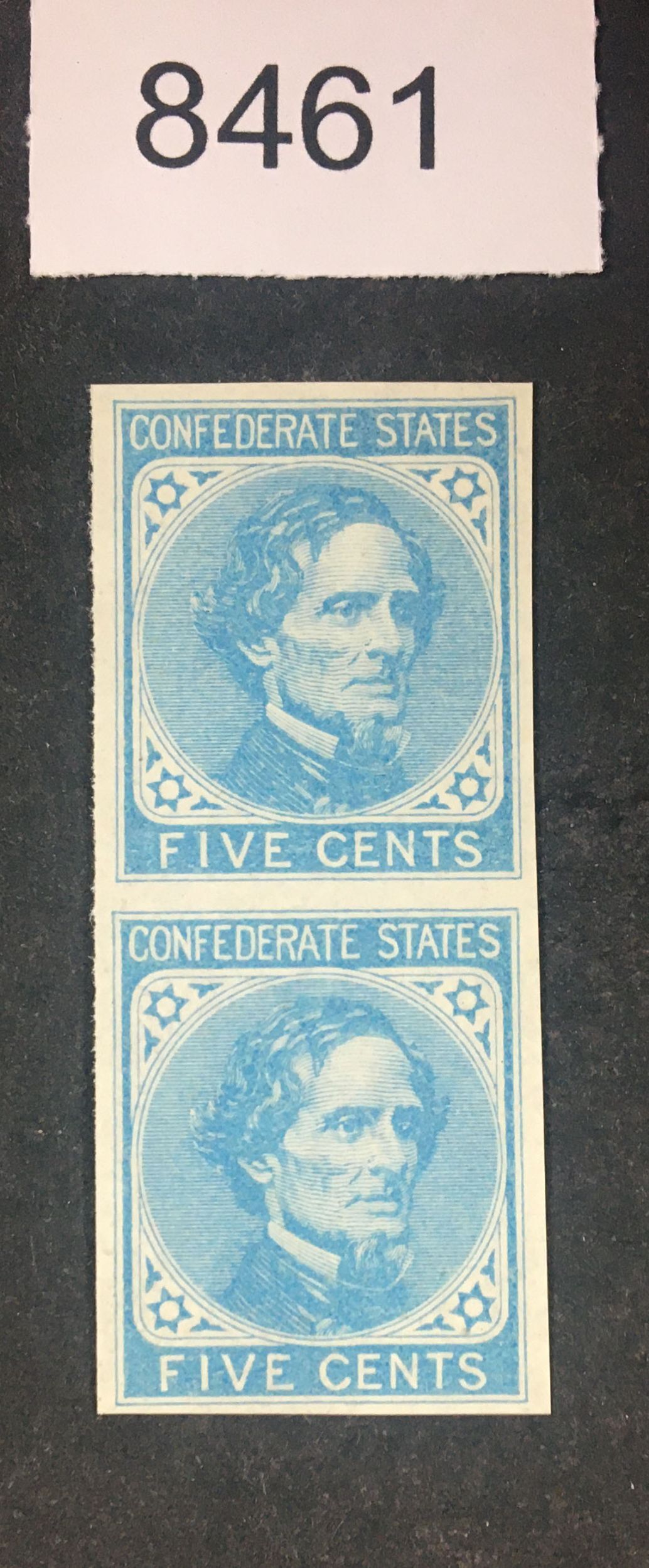 US Stamps CSA # 6 Mint OG NH Pair XF Choice LOT #C 8461 | United States ...