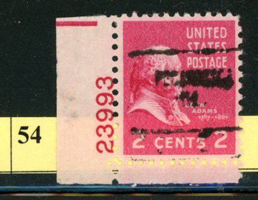 PKStamps - USA - 806 - Used - Precancel - Plate Number Single (#2-054 ...