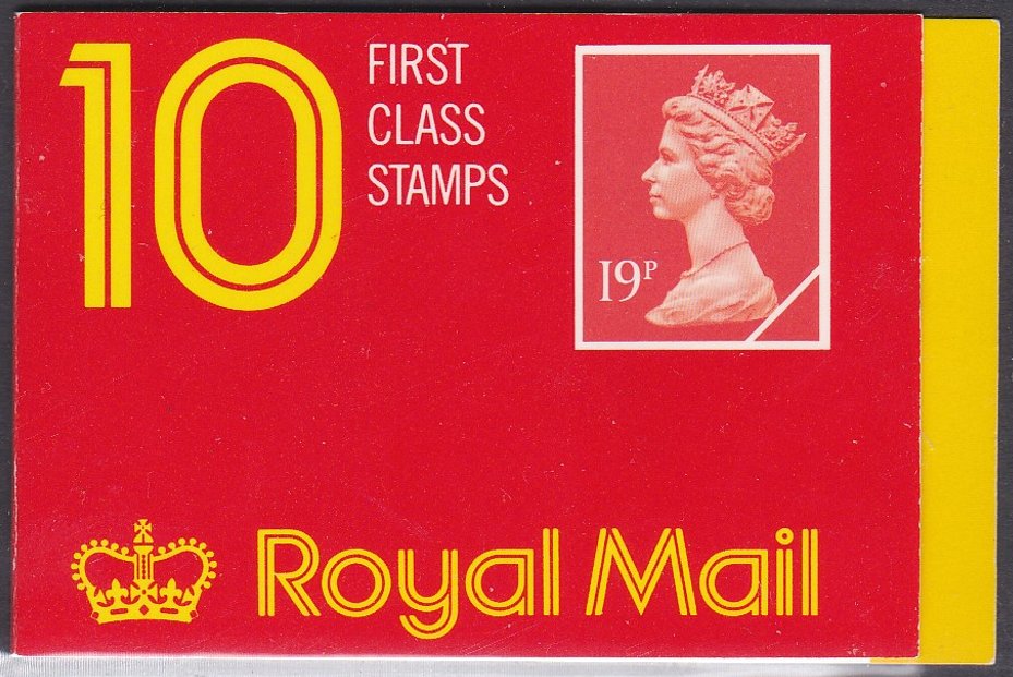 GP3 Barcode Booklet 10 x 1st class (19p) - complete | Great Britain ...