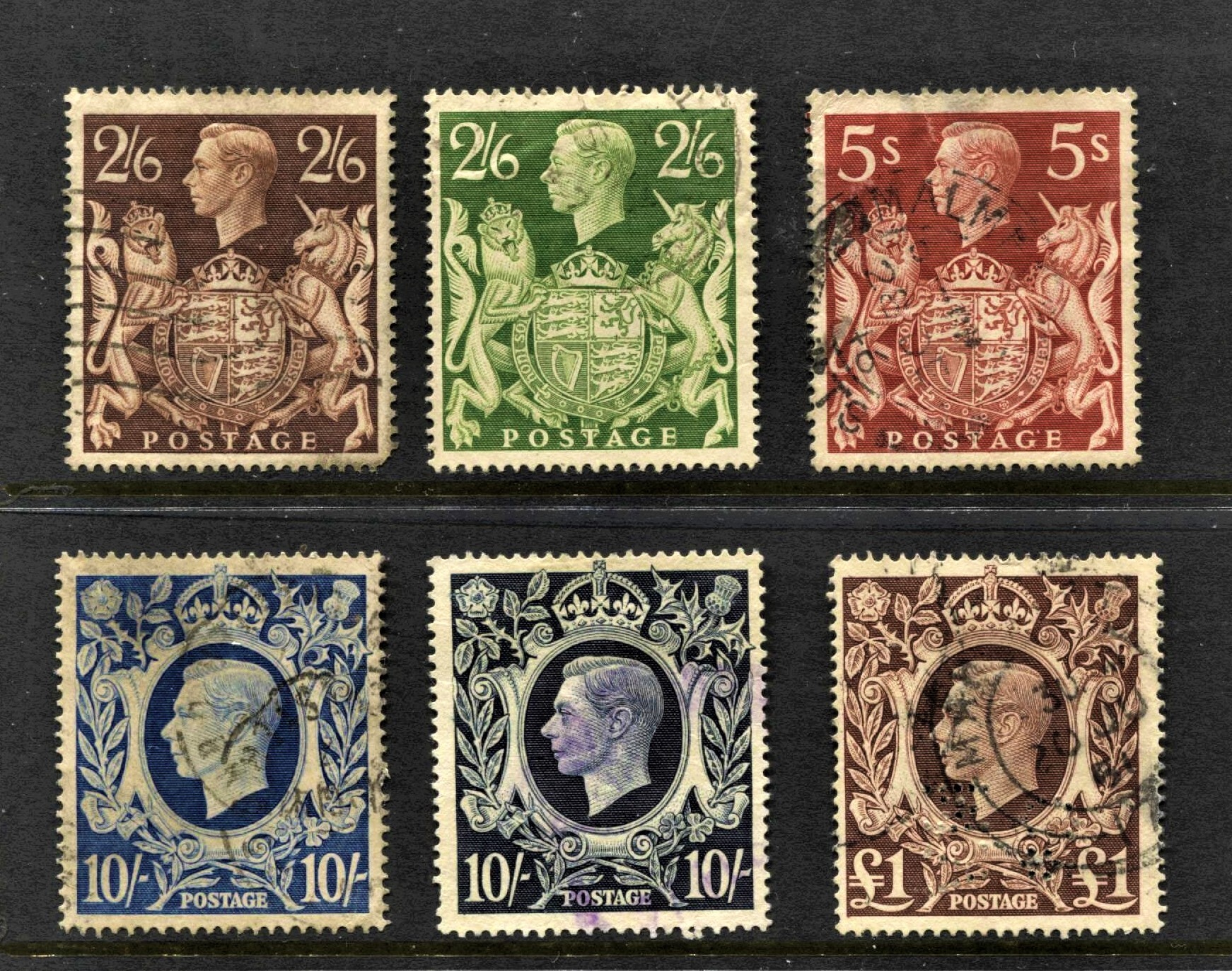 Stamp Station Perth GB #249-251A, 275 Kgvi Set Used Cv$68.00 | Great ...