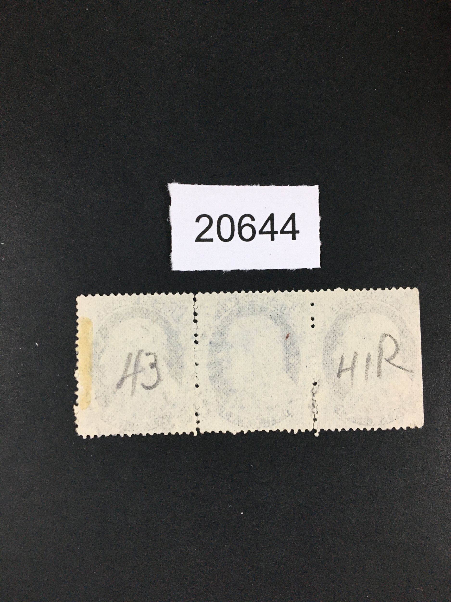 US Stamps # 24 Strip of 3 Used POS.41-43R8 LOT # 20644 | United States ...