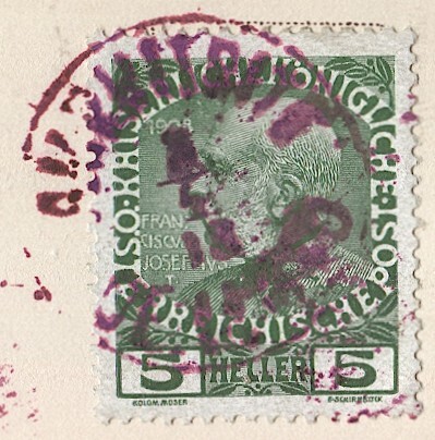 AUSTRIA 1913 Austrian Lloyd Flags PPC, Mag. AMPHITRITE OE. LLOYD ship ...