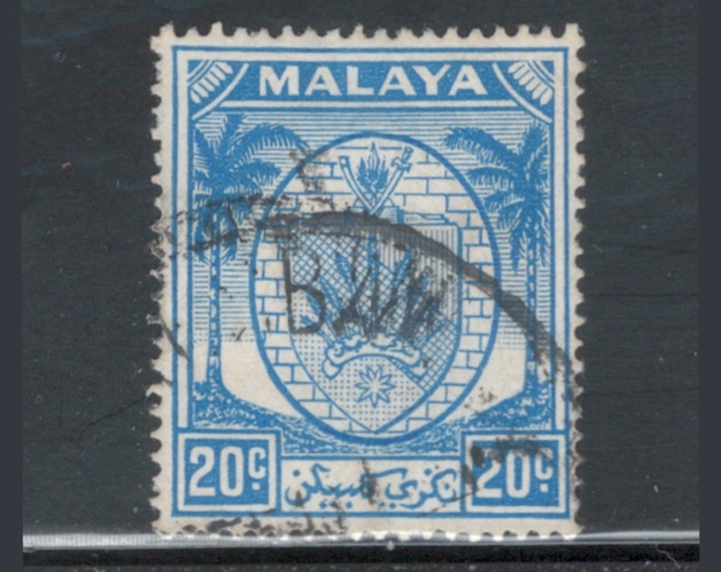 Malaya States - Negri Sembilan 1949 Arms of Negri Sembilan 20c Scott ...