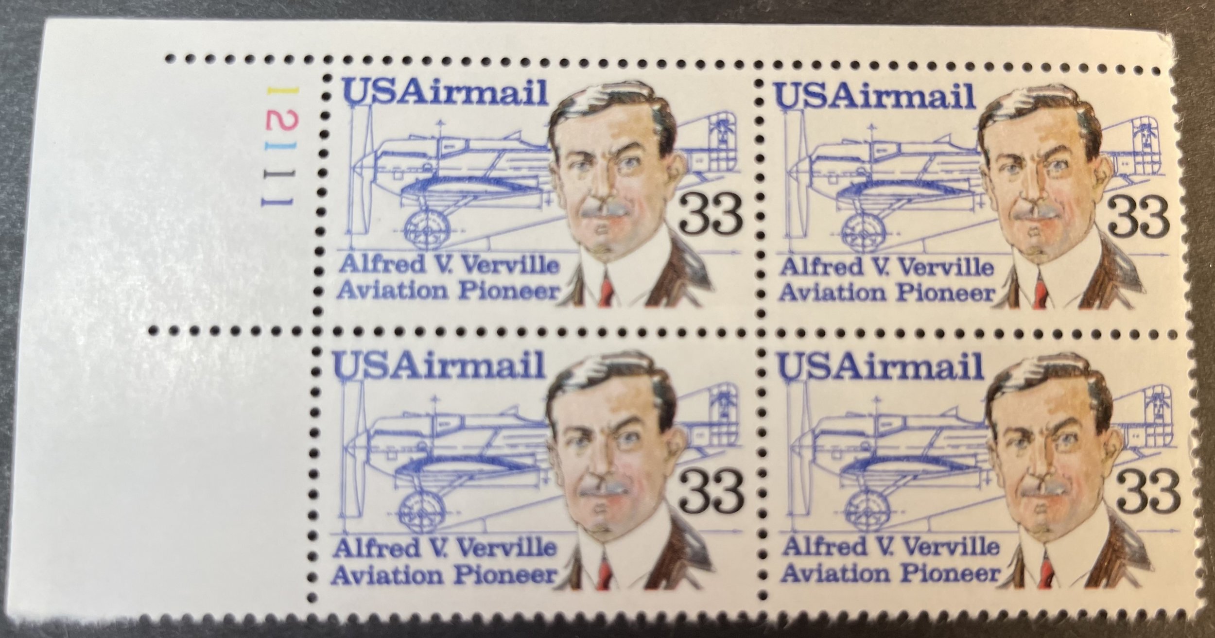 U.S.# C113-Mint Never/Hinged-Ul Plate # Block of 4( PL # 12111)-1985 ...