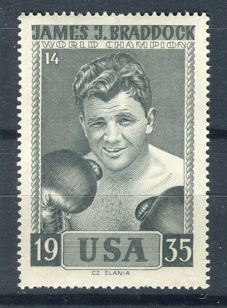 USA; 1960s MINT Boxing Champions Local Cinderella Poster Stamp ...