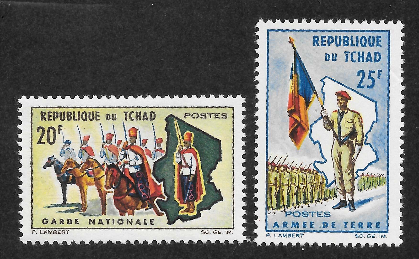 Chad Scott 104-05 MNHOG - 1964 Honoring the Army of Chad - SCV $1.65 ...