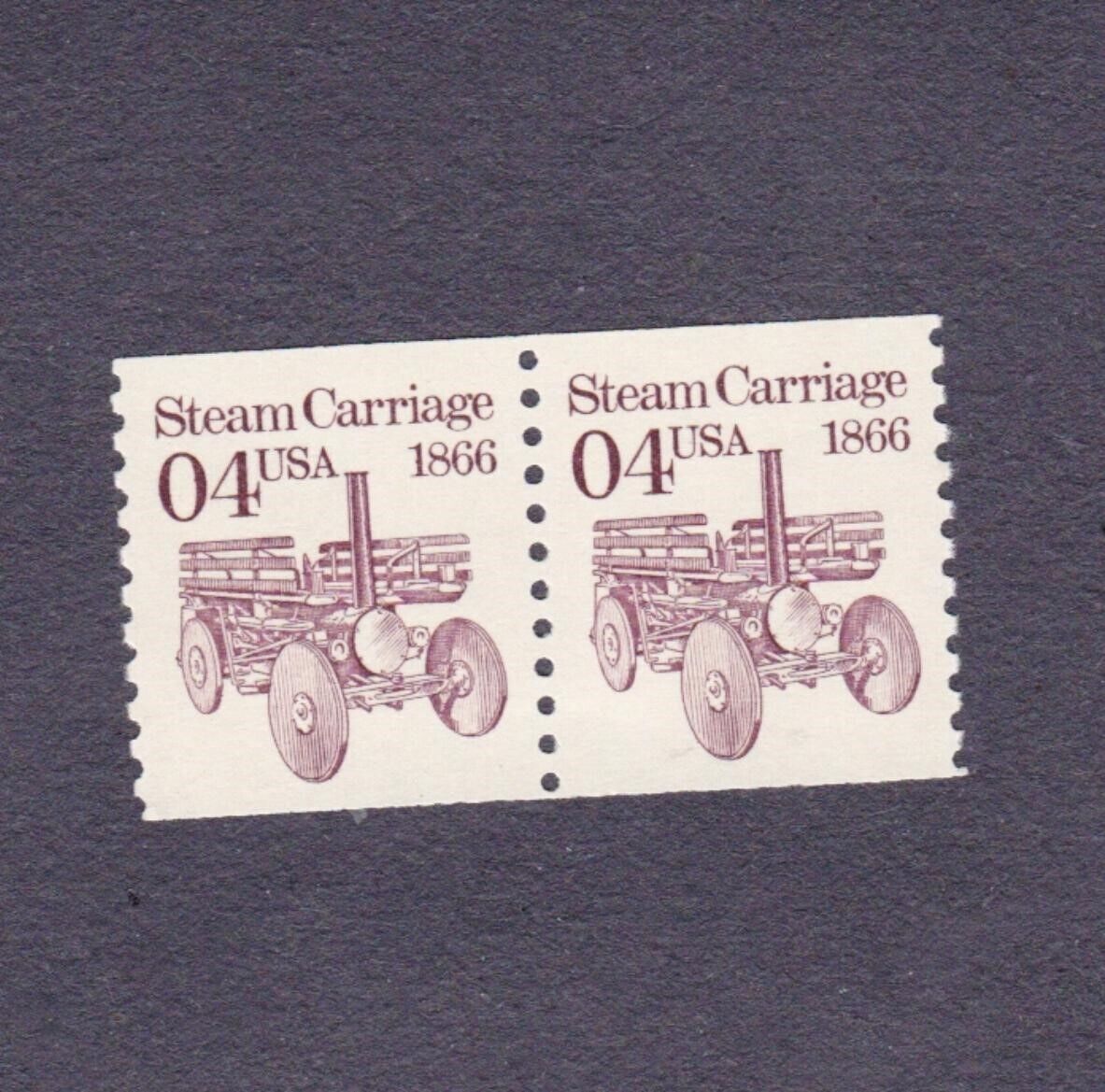 Pair 4c Steam Carriage US 2451, US 2451b Lot (2) MNH F-VF | United ...