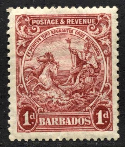 Stamp Station Perth Barbados 167a Seal Of Colony Issue Mvlh Caribbean Barbados General 2144