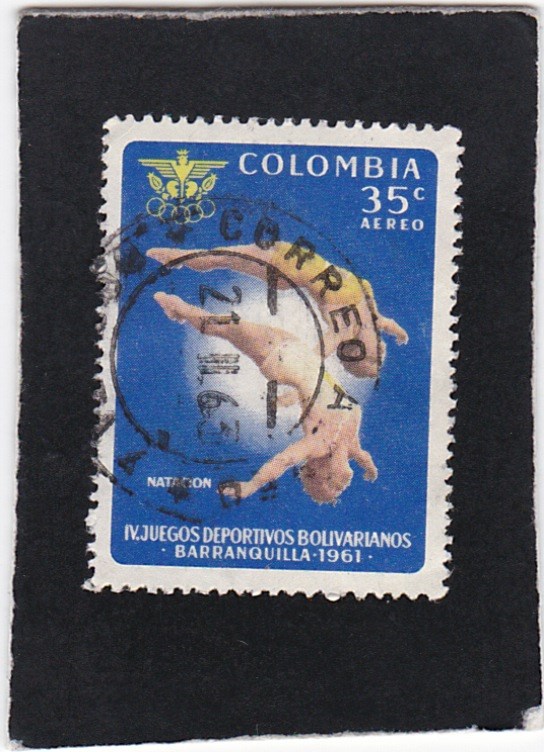 Colombia # C 414 used | Central & South America - Colombia, Stamp ...