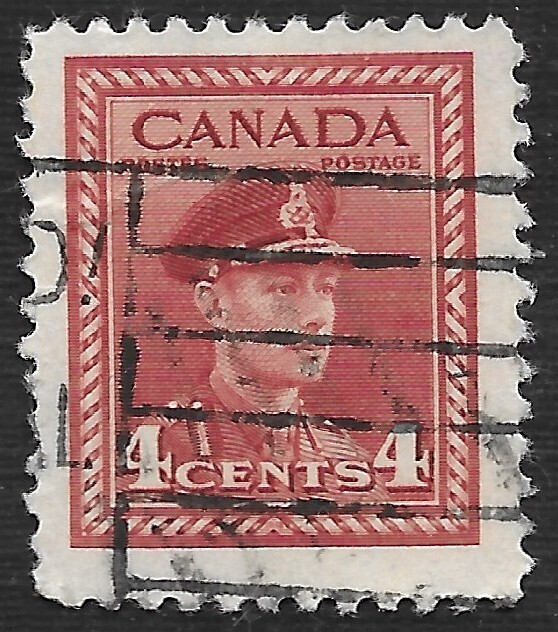 Canada #254 4c King George VI | Canada, General Issue Stamp / HipStamp