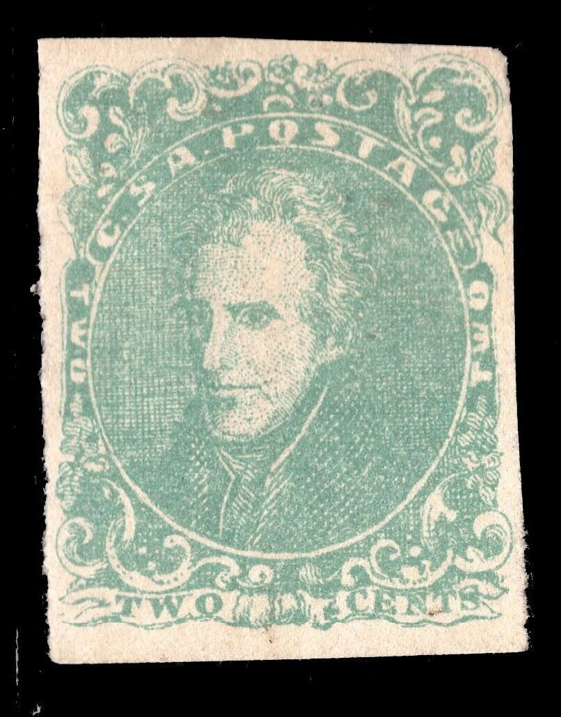 US Stamps CSA #3 Imperf Mint OG H Sound VF $1,000 LOT #83244* | United ...