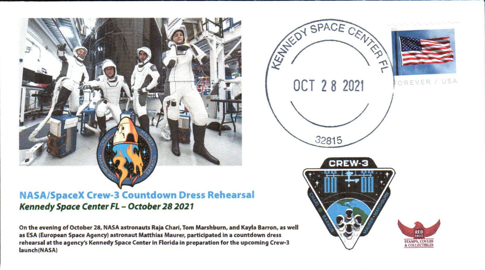 2021 NASA/SpaceX Crew-3 Countdown Dress Rehearsal Kennedy Space Center ...