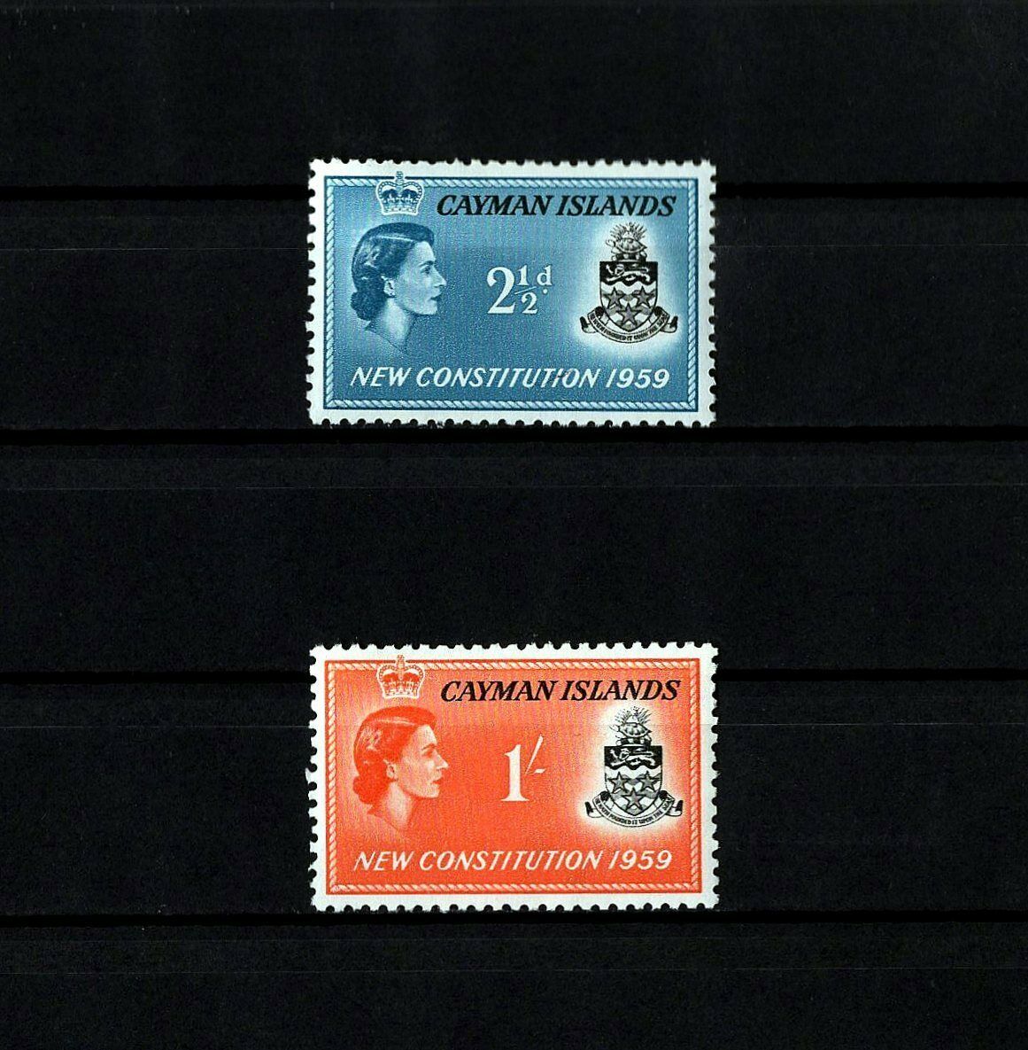 CAYMAN ISLANDS - 1959 - QE II - NEW CONSTITUTION - ARMS - MINT - MNH ...