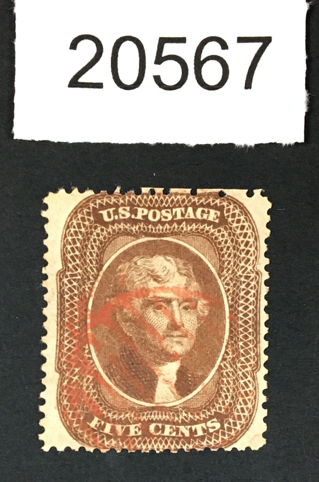 US Stamps # 30a Used $375 LOT # 20567 | United States, General Issue ...