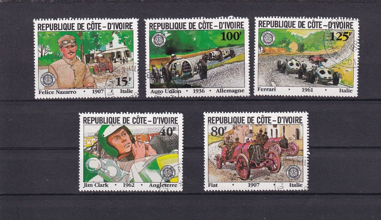 SA19i Ivory Coast 1981 75th Anniv of Grand Prix used stamps | Africa ...