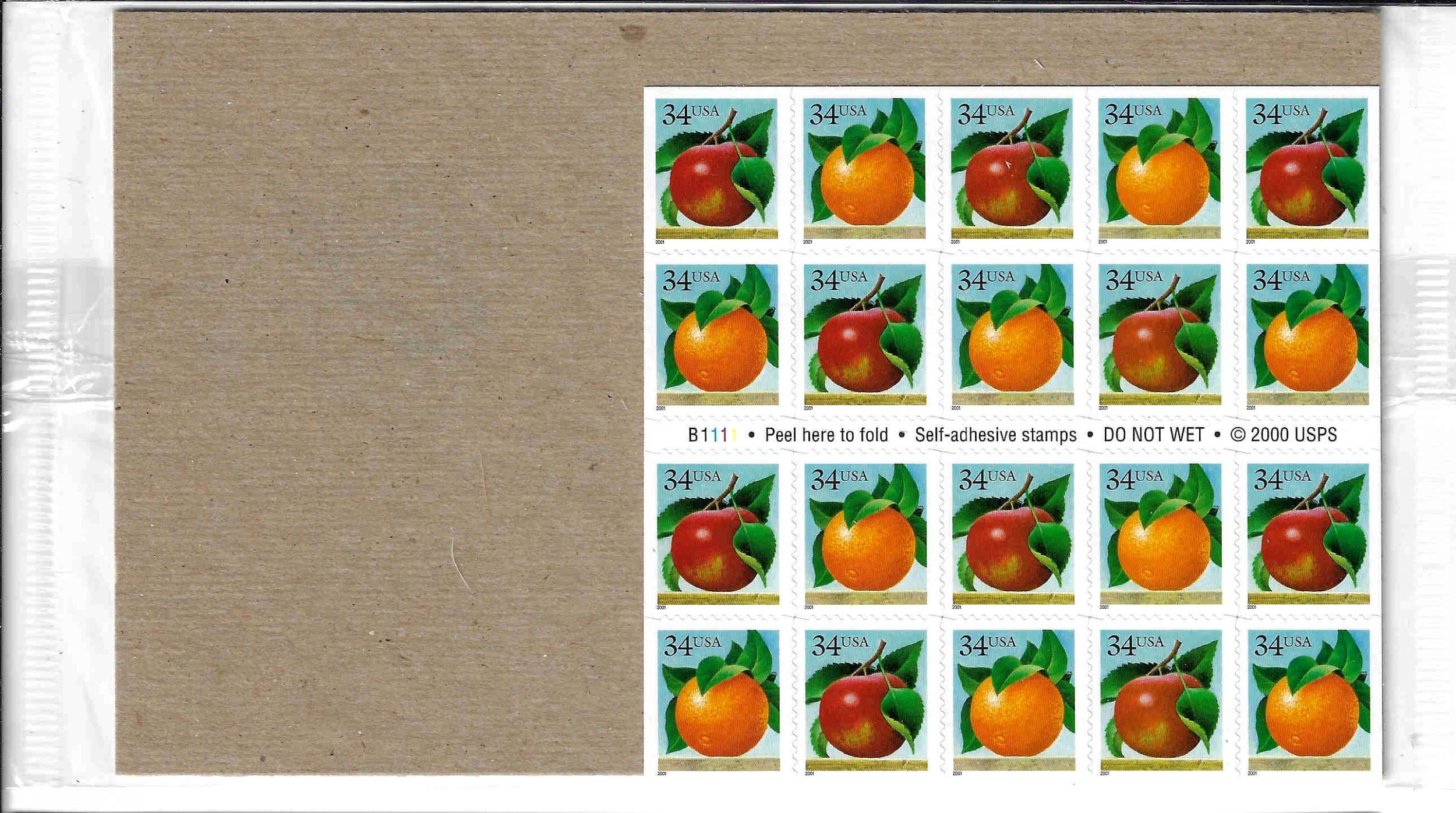 3492b Mint,OG,NH... Booklet Pane... SCV $14.00... Still in original ...