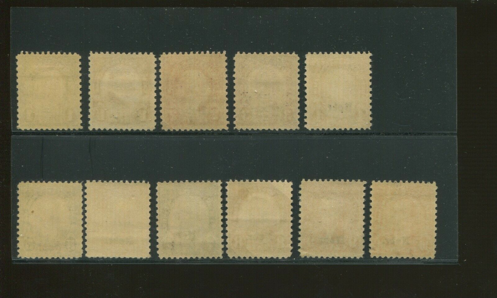 United States Postage Stamps #669-679 F/VF Mint Nebraska Overprint ...