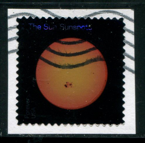5604 US (55c) Sun Science - Sunspots SA, used on paper | United States ...