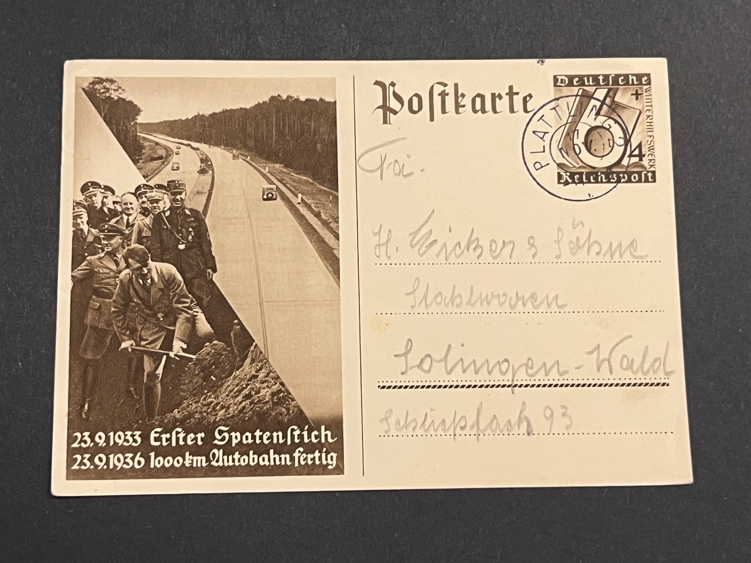 WWII WW2 German Third Reich Adolf Hitler w SS SA Autobahn finale ...