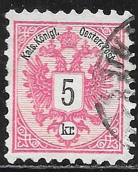 Austria 43: 5kr Coat of Arms, used, F | Europe - Austria, General Issue ...