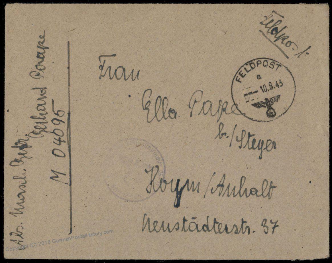 German WWII UBoot Submarine Feldpost U103 Type IXB Lorient France 76307 ...