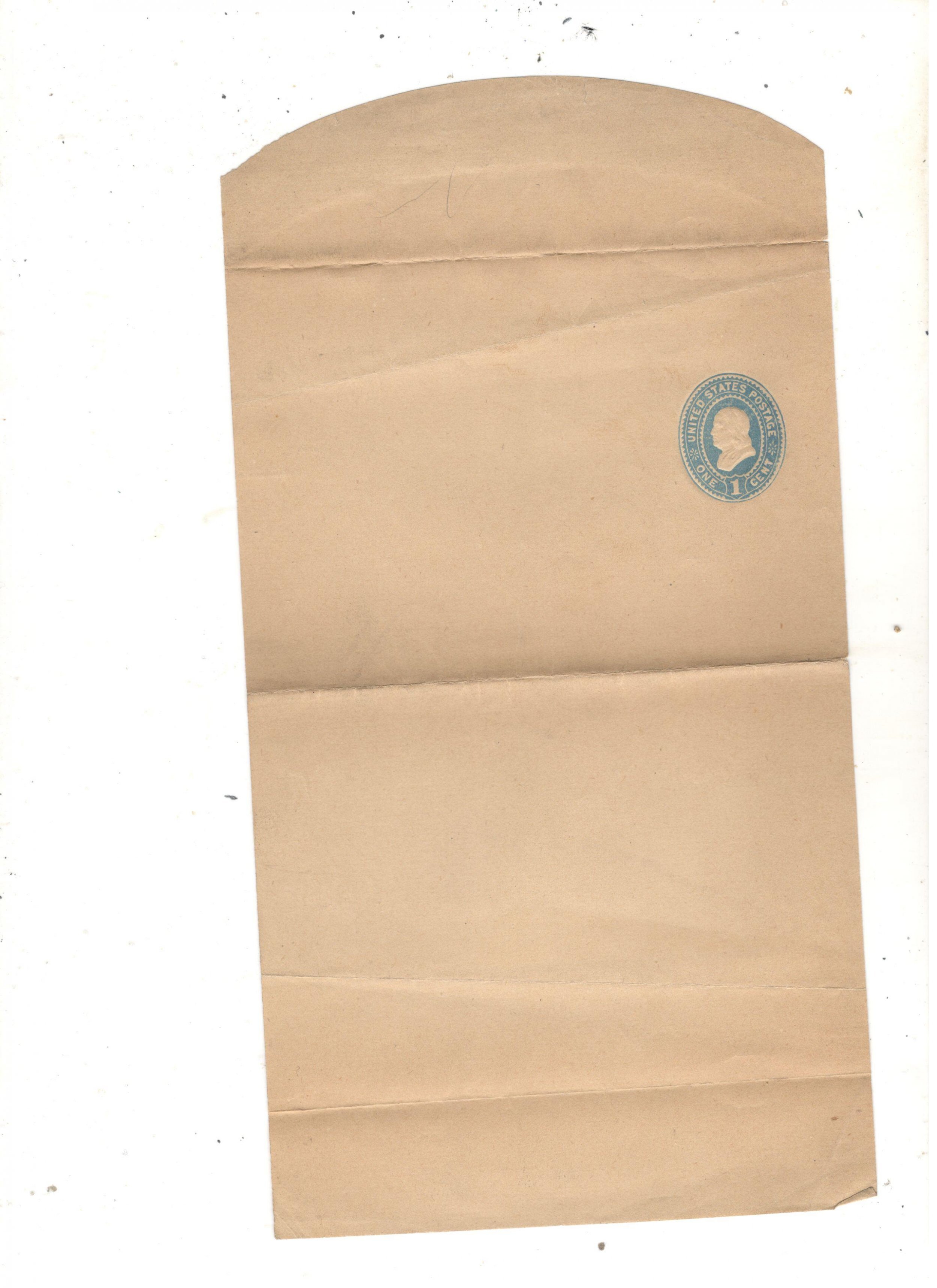 US Postal Wrapper Scott# W301 Mint Entire | United States, Back of Book ...