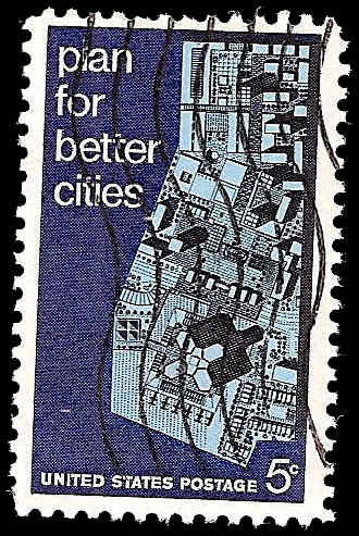 # 1333 Used Urban Planning | United States, General Issue Stamp / HipStamp