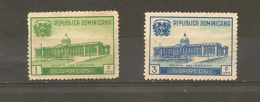 Dominican Republic Stamps Used Palacio Ejecutivo | Caribbean ...