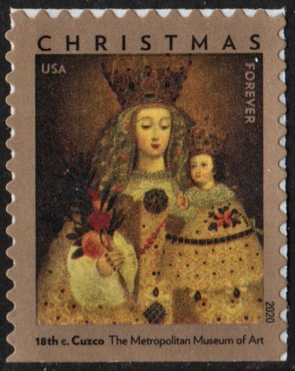 NEW ISSUE (55¢) Our Lady of Guapulo: Madonna and Child Booklet Single ...