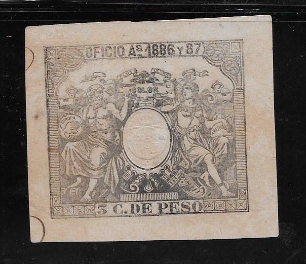 Puerto Rico Stamp, VFU Oficio 1886-87 #EN HS8 | Europe - Spain ...