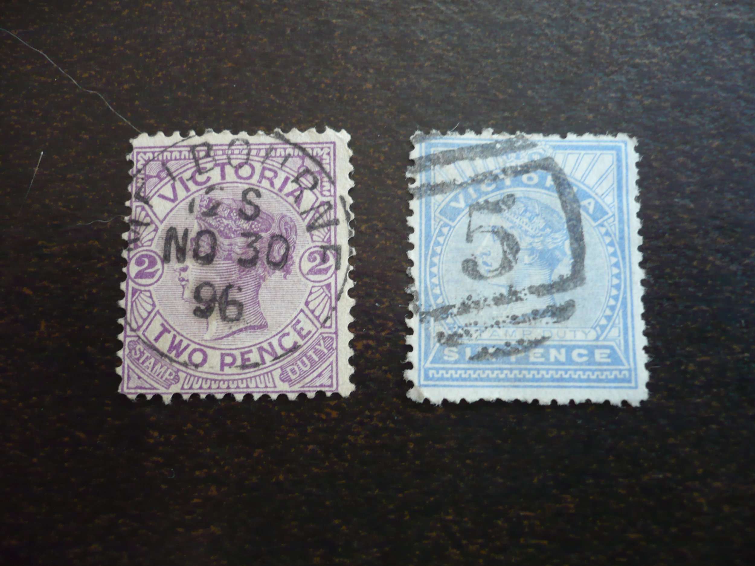 Stamps - Victoria - Scott# 162, 165 - Used Part Set of 2 Stamps ...