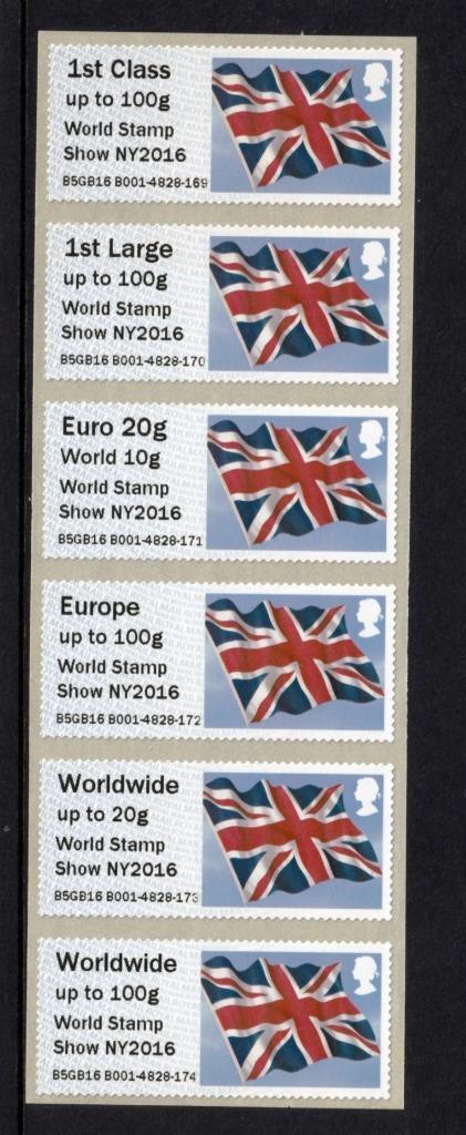 GB 2 Different Union Flag Types Post and GO Issues Self Adhesives PO ...