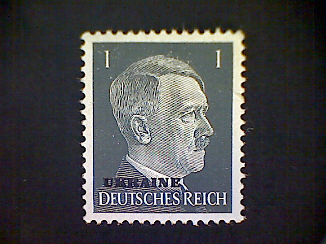 Russia, Scott #N41, mint (*), 1941, Hitler Overprint Ukraine, 1pf ...
