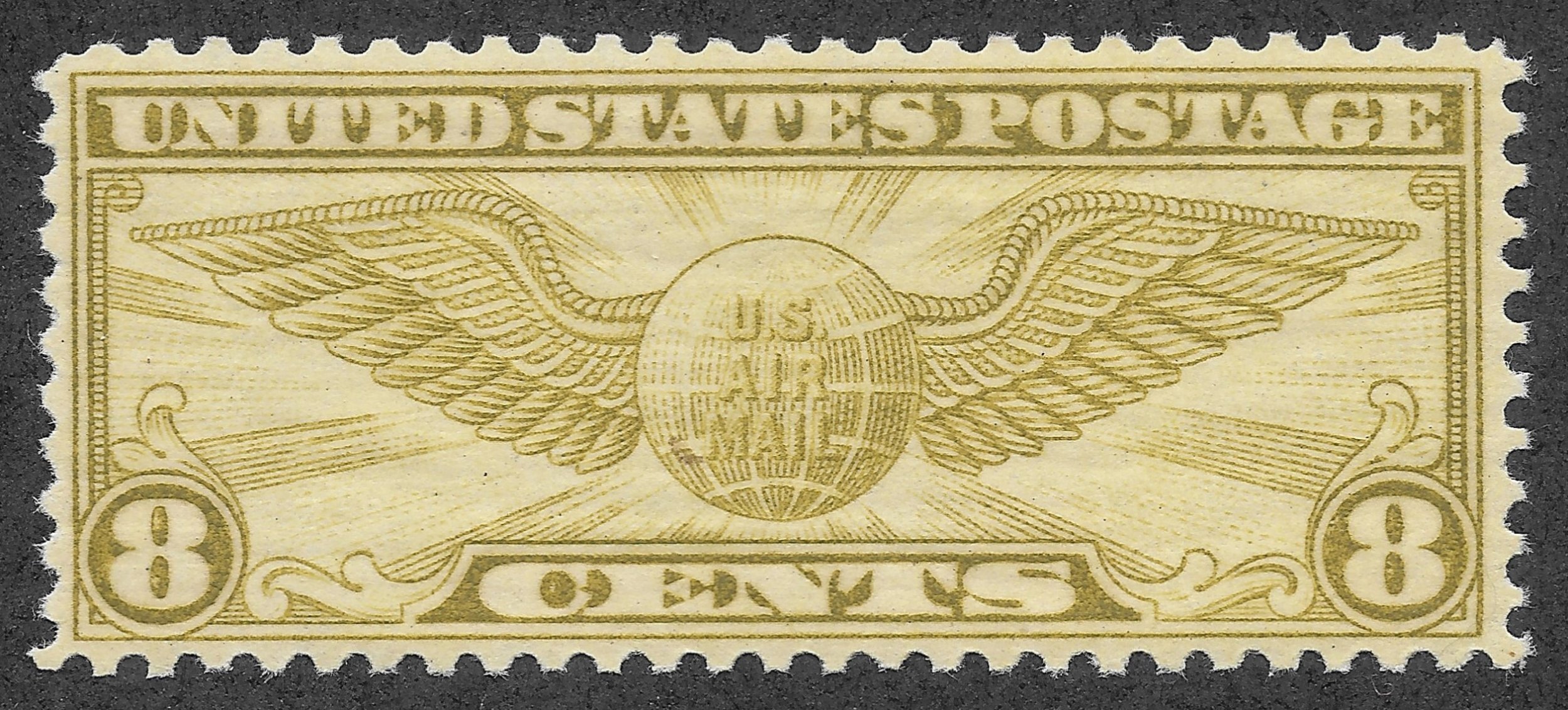 MNH 1932 Winged Globe 8c Airmail Postage Stamp, Scott #C17** | United ...