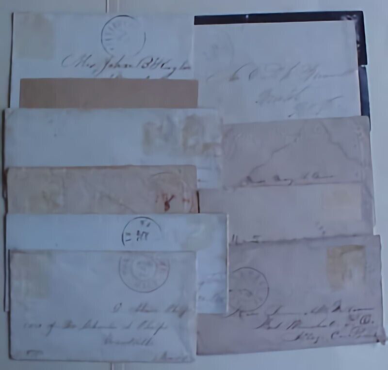US 9 Covers Including 7 With Stamp Removed 1860'S/1970'S | United ...