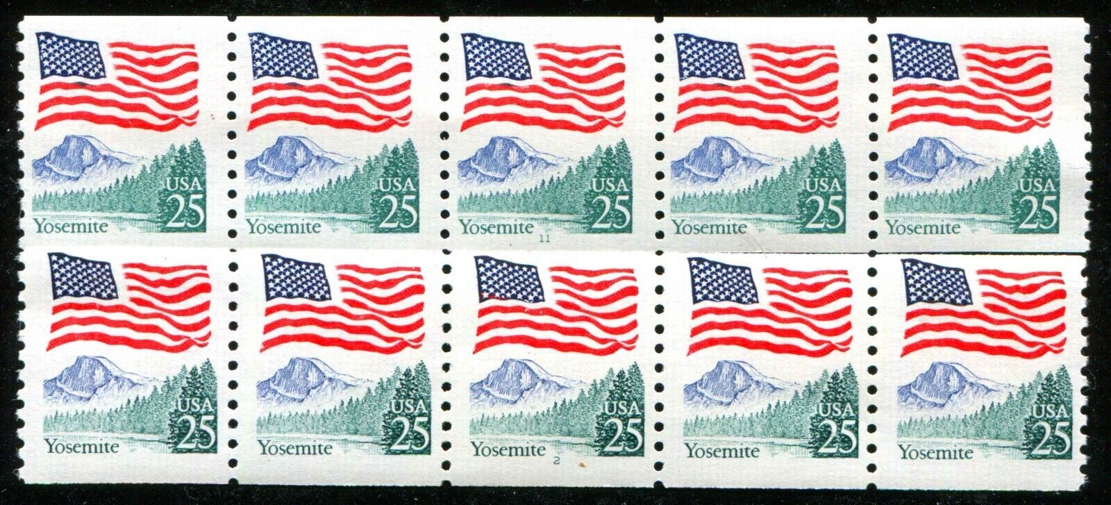 # 2280 25¢ x100 Postage 20 Strips of 5 All Plate Number 2 or 11 MNH $25 ...