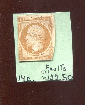 FRANCE 14c | Europe - France & Colonies, Stamp / HipStamp