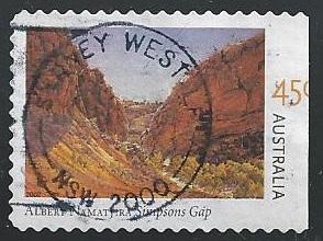 Australia 2071 45c Simpsons Gap 2001 used | Australia & Oceania ...