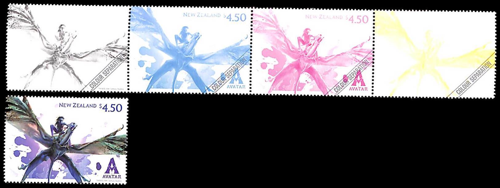 New Zealand 2023, Avatar, colour separations | Australia & Oceania ...