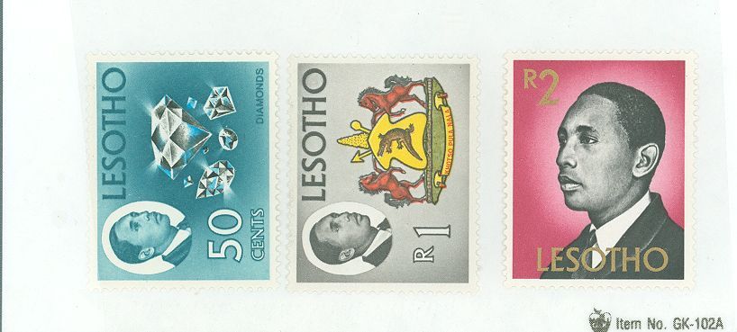 Lesotho #34-36 Multiple | Africa - Lesotho, General Issue Stamp / HipStamp