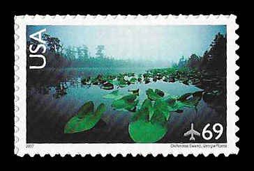 PCBstamps US C142 69c Okefenokee Swamp, MNH, (23) | United States, Air ...