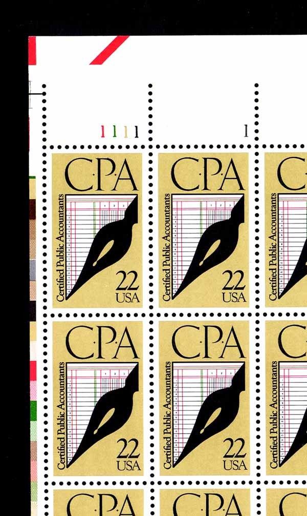 U.S. #2361 Certified Public Accountants - Sheet of 50 - Ognh - CV $35. ...