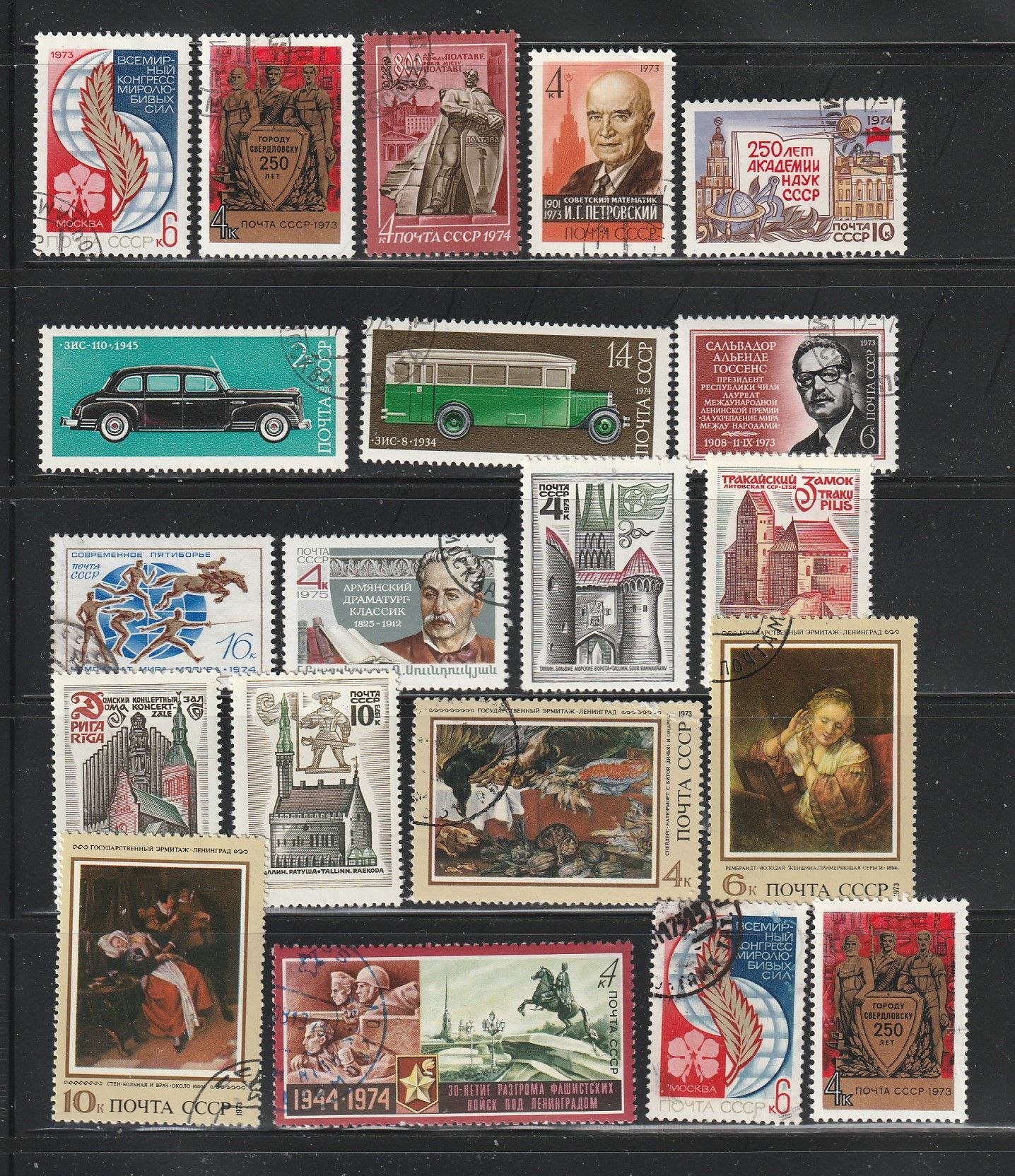 Russia Collection A - 4 Scans - All the stamps are in the scans ...