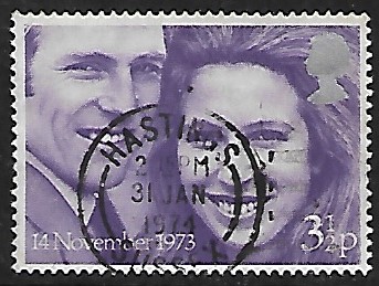 Great Britain # 707 - Princess Anne & Marc Philips - used....{Blw ...