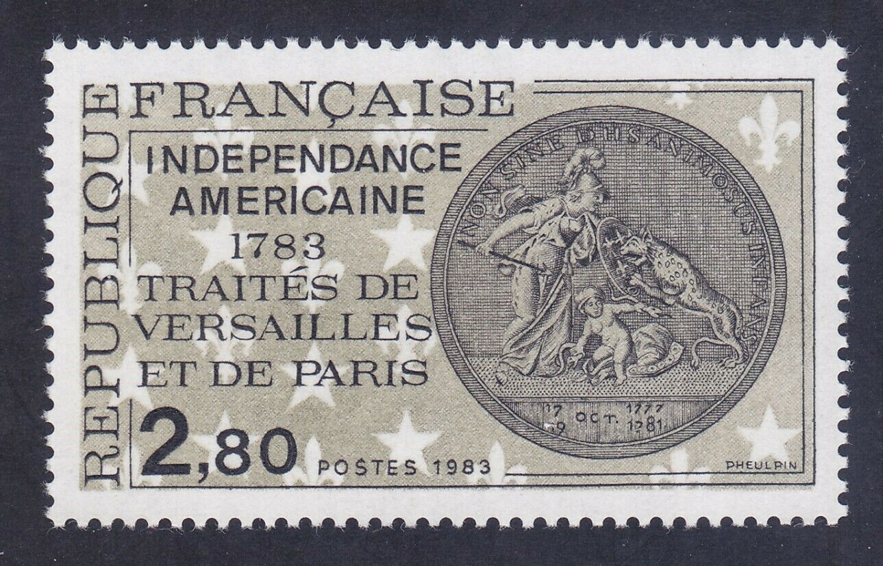 France 1899 MNH OG 1983 Treaties of Versailles & Paris Bicentenary ...