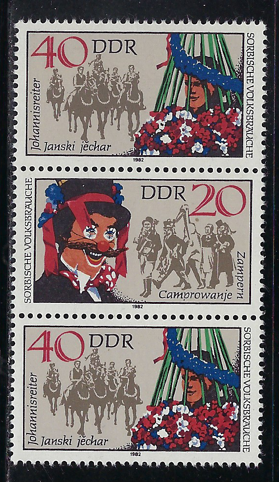 Germany DDR Scott # 2279e (2), 2279b, mint nh, se-tenant, SZd252 | Europe - Germany & Colonies ...