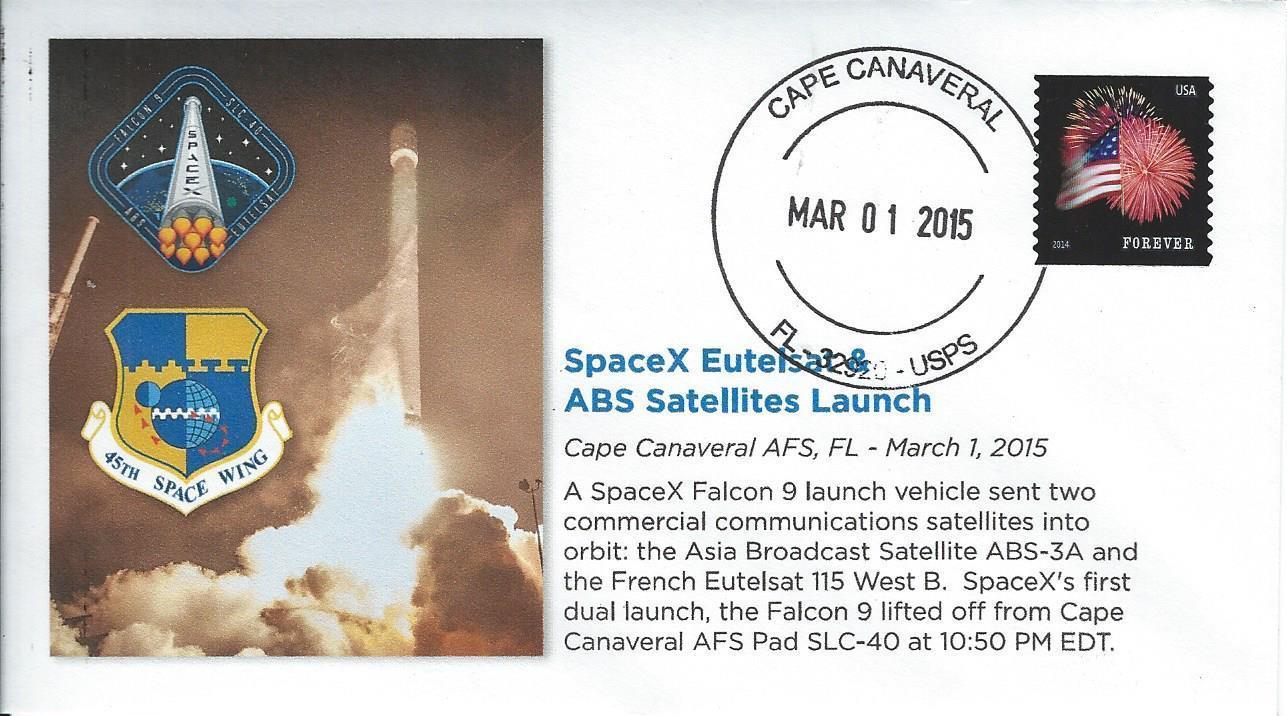 2015 SpaceX Falcon 9 Eutelsat-115 West B & ABS-3A Launch Cape Canaveral ...