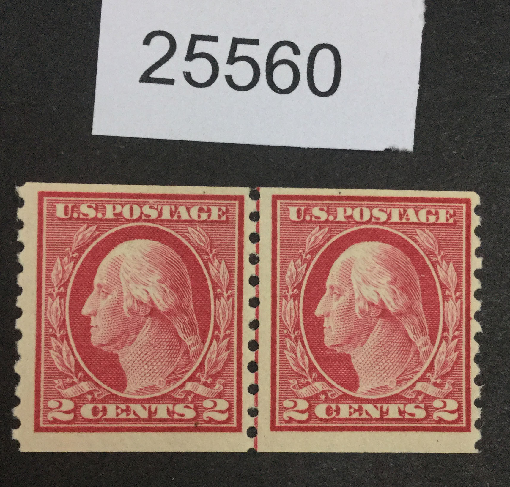 US Stamps #444 Mint OG H Line Pair LOT #25560 | United States, General ...