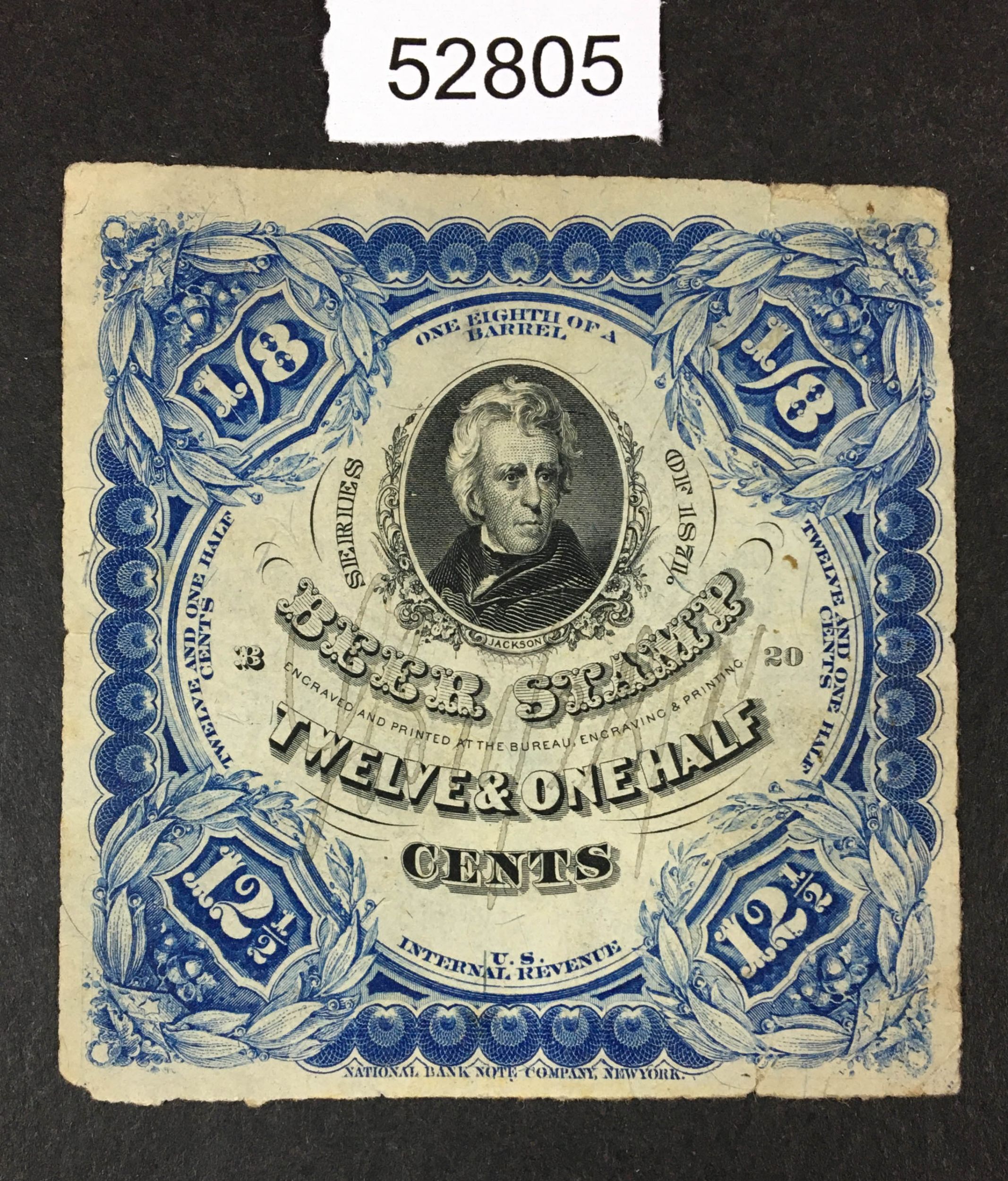 US Stamps # Rea20 Beer Revenue Used $125 LOT #52805 | United States ...