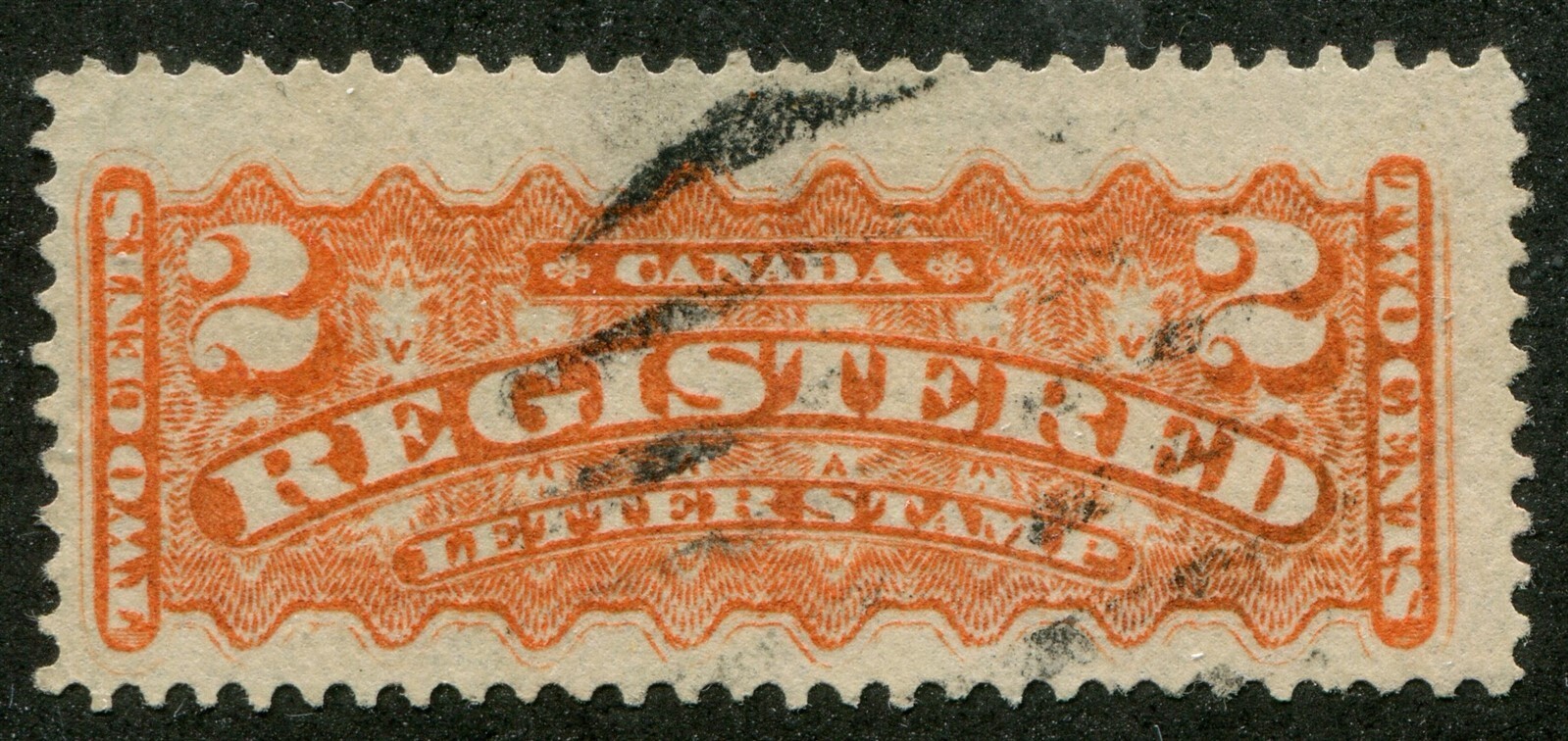 Canada B.O.B. F1 Used Registration Stamp Short Transfer | Canada, Stamp ...